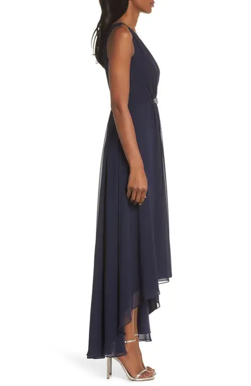 sachin and babi light blue dress Tommy Hilfiger Flutter Sleeve Chiffon Midi Dress