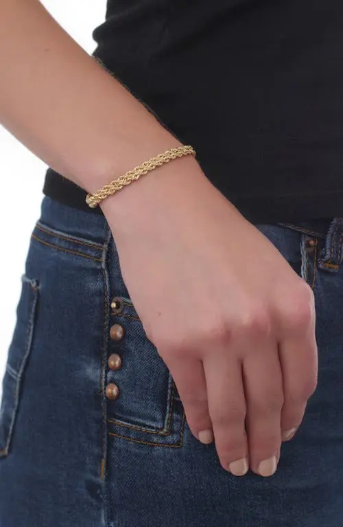 Bony Levy 14k Gold Rope Chain Bracelet - Yellow Gold