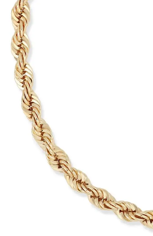 Bony Levy 14k Gold Rope Chain Bracelet - Yellow