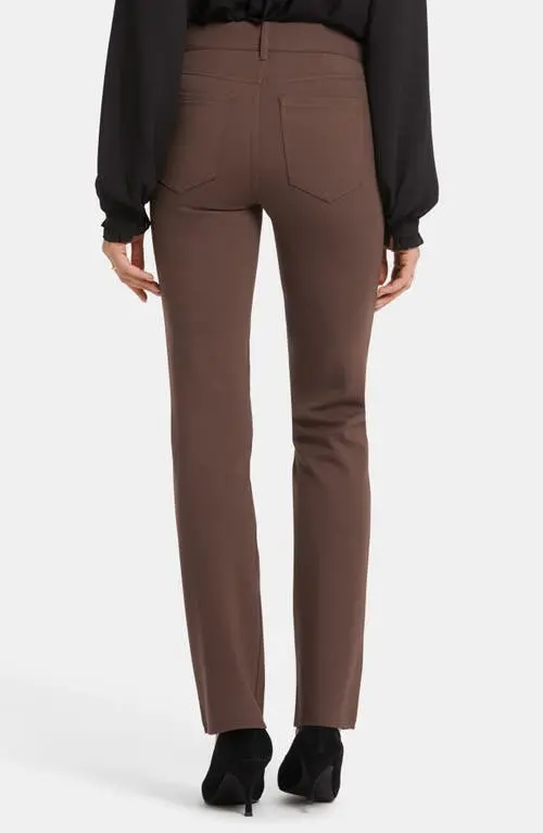 NYDJ Sculpt-her™ Marilyn Straight Leg Pants - Coffee Bean
