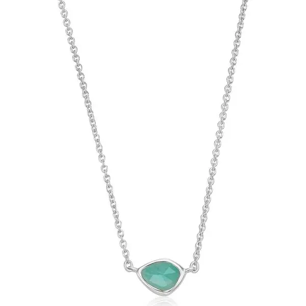 Monica Vinader Siren Mini Nugget Pendant Necklace - Silver