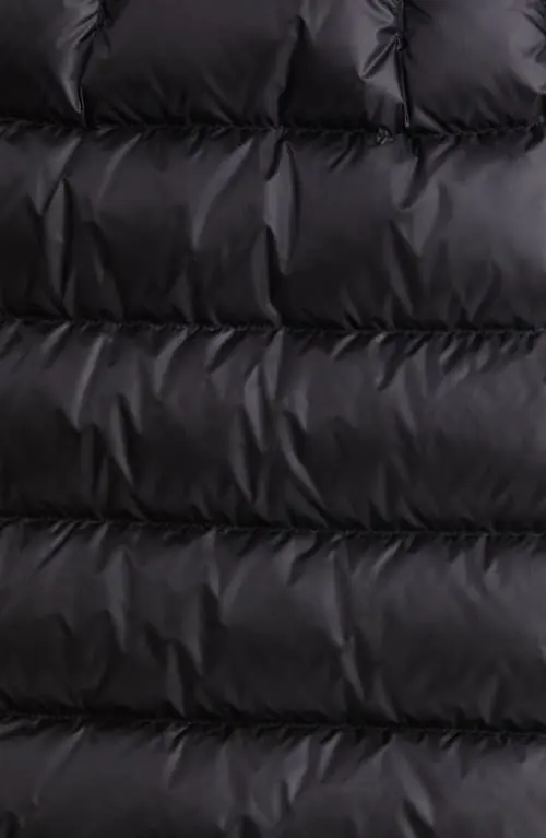 Moncler Hermine Quilted Down Puffer Coat - Black/black
