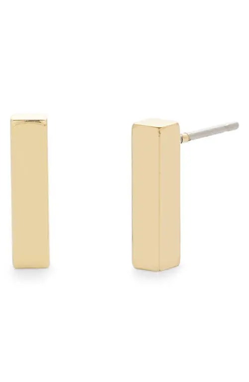 BROOK & YORK Casey Bar Stud Earrings - Gold