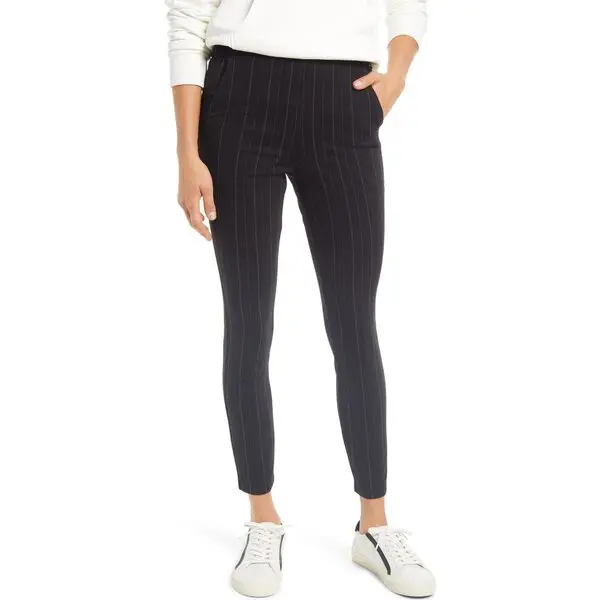 Hue Ponte High Waist Skimmer Leggings - Black