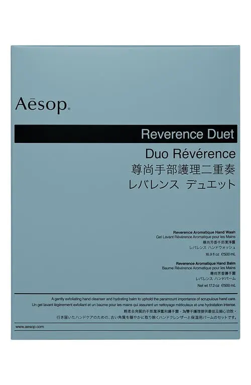 Aesop Reverence Hand Wash & Hand Balm Duet