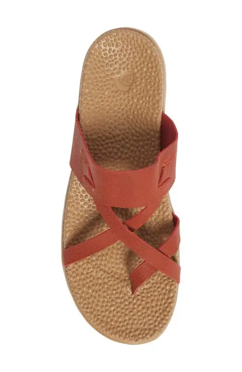 Acorn Riley Leather Sandal - Copper Leather