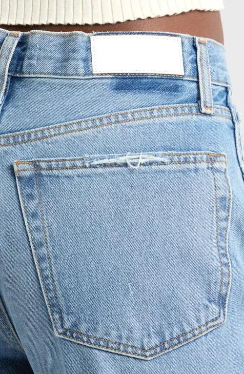 RE/DONE High Waist Loose Jeans - Worn Blue