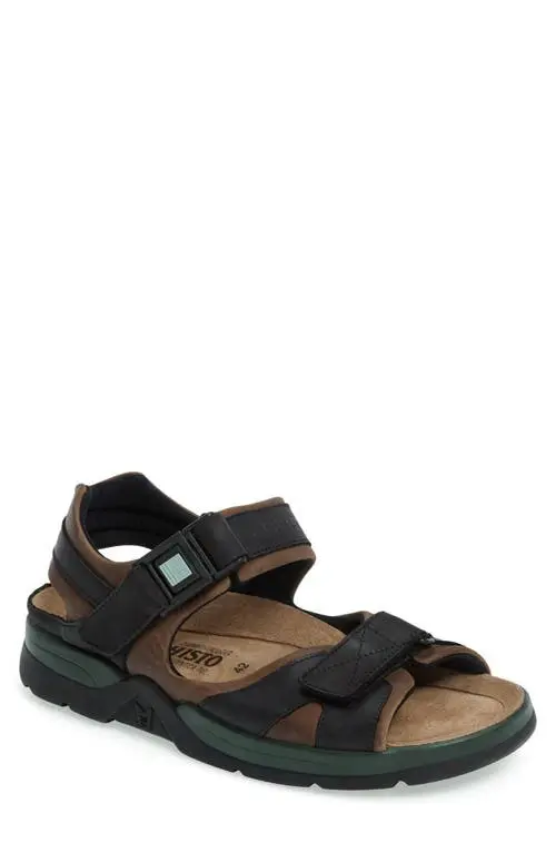 Mephisto Shark Sandal - Dark Brown Sandycalf