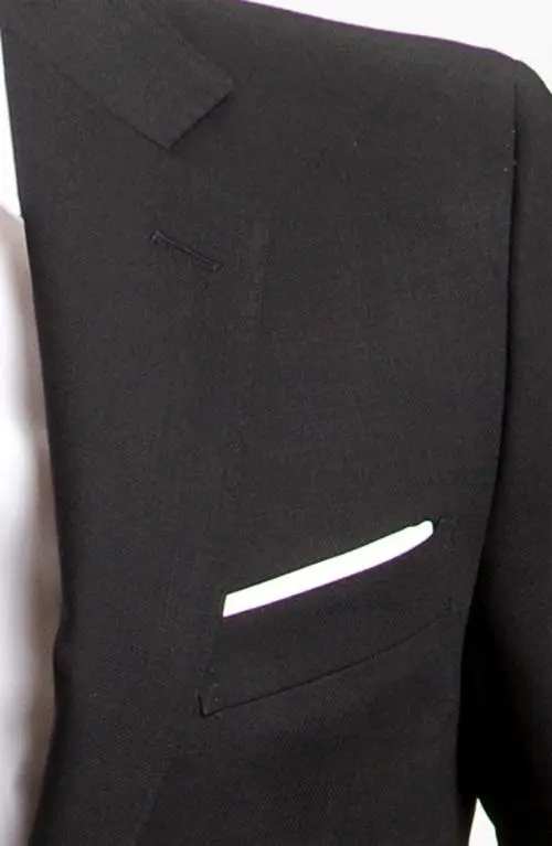 Canali Classic Fit Solid Wool Blazer