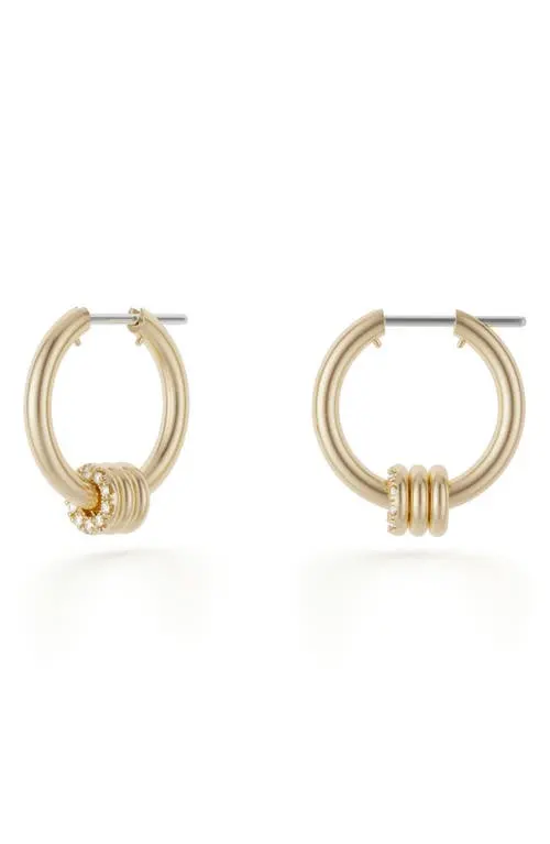 SPINELLI KILCOLLIN Ara Diamond Hoop Earrings - Yellow Gold/ Diamond