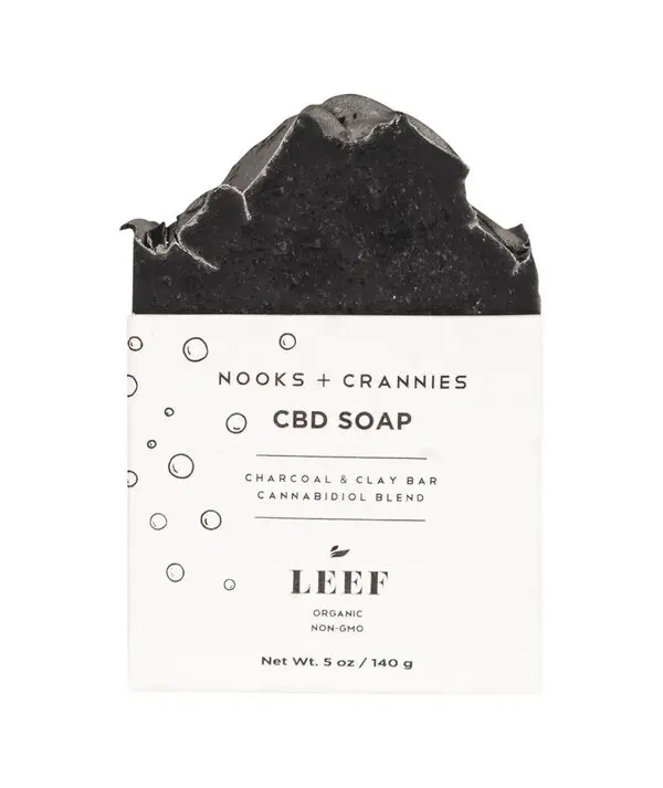 LEEF ORGANICS Nooks + Crannies Cbd Soap - Cucumber Melon