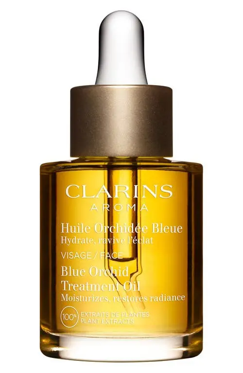 Clarins Blue Orchid Radiance & Hydrating Face Treatment Oil - No Color
