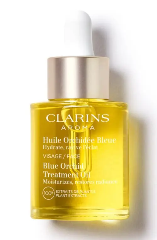 Clarins Blue Orchid Radiance & Hydrating Face Treatment Oil - No Color