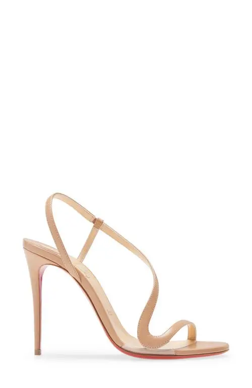 CHRISTIAN LOUBOUTIN Slingback Stiletto Sandal - Nude