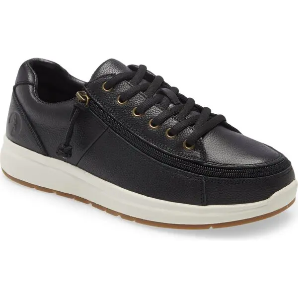 BILLY FOOTWEAR Comfort Low Zip Around Sneaker - Black