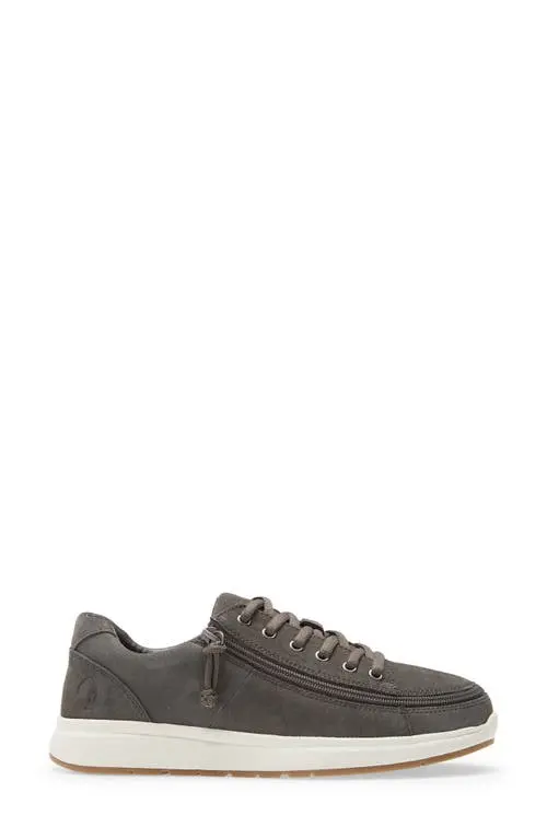 BILLY FOOTWEAR Comfort Low Zip Around Sneaker - Grey
