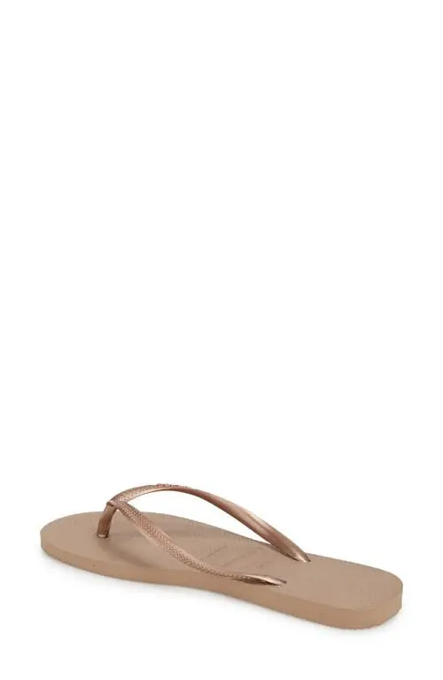 Havaianas Slim Flip Flop - Rose Gold