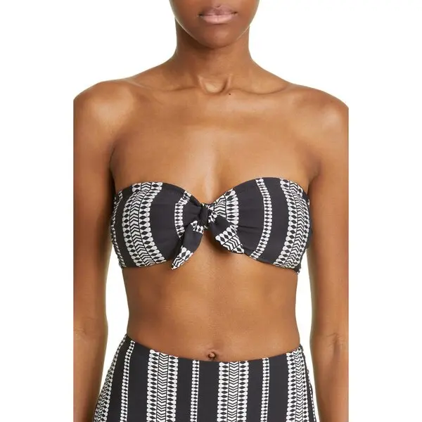 LEMLEM Luchia Bandeau Bikini Top - Black
