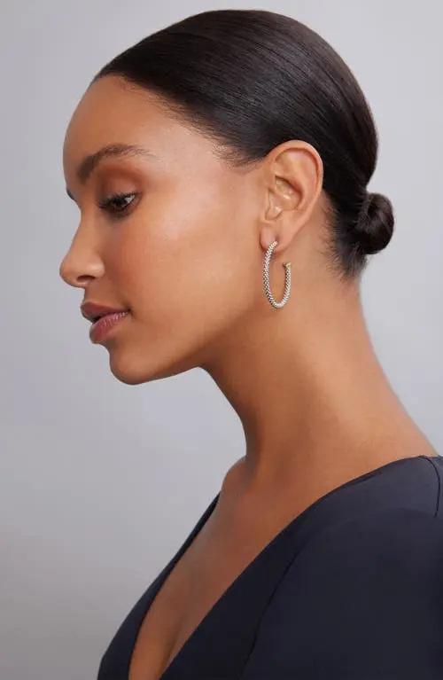 Lagos Medium Caviar Hoop Earrings