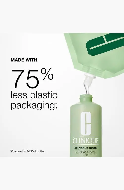 CLINIQUE All About Clean Liquid Facial Soap Cleanser - Skin Type 1/2 Refill