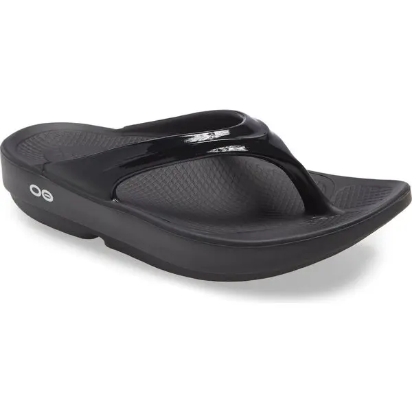 OOFOS Oolala Flip Flop - Black/black