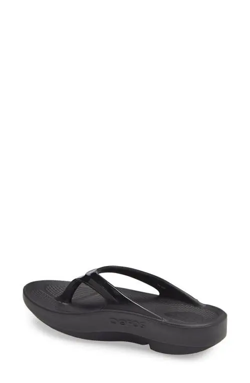 OOFOS Oolala Flip Flop - Black/black
