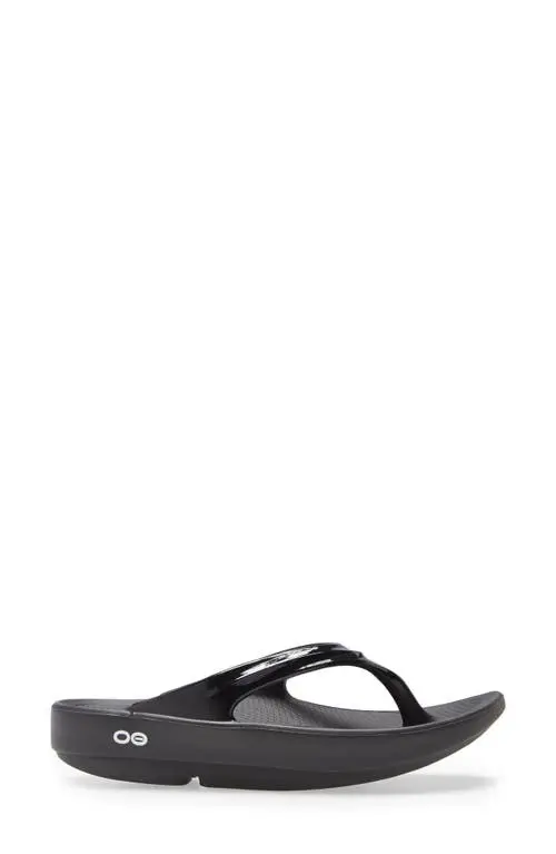 OOFOS Oolala Flip Flop - Black/black