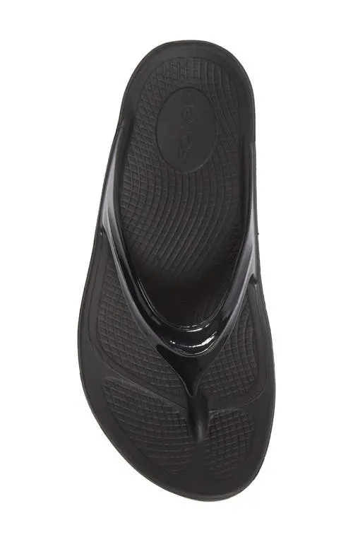 OOFOS Oolala Flip Flop - Black/black