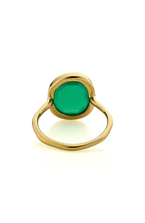 Monica Vinader Siren Stone Ring - Yellow Gold