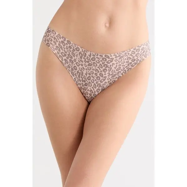Chantelle Soft Stretch Thong - Bronze Leopard