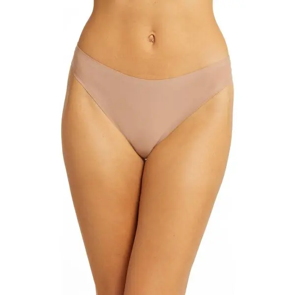 Chantelle Soft Stretch Thong - Coffee Latte-2t