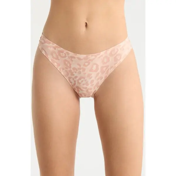 Chantelle Soft Stretch Thong - Leo Blush