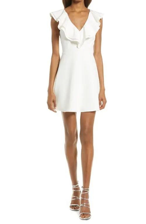 lulus divine darling white ruffled skater dress Red Skater Dress - Red Skater Dress - Red Mini Dress