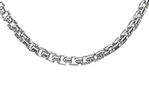 Monica Vinader Box Chain Necklace - Silver