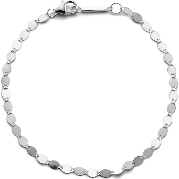Lana Jewelry 14k Gold Link Bracelet - White Gold