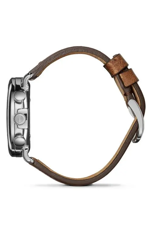 Shinola Runwell Chronograph Strap Watch - Midnighblu