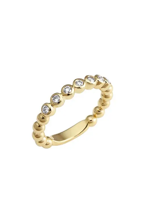 Lagos Covet Stone Caviar Stack Ring - Gold