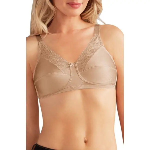 AMOENA Nancy Lace Soft Cup Bra - Light Nude