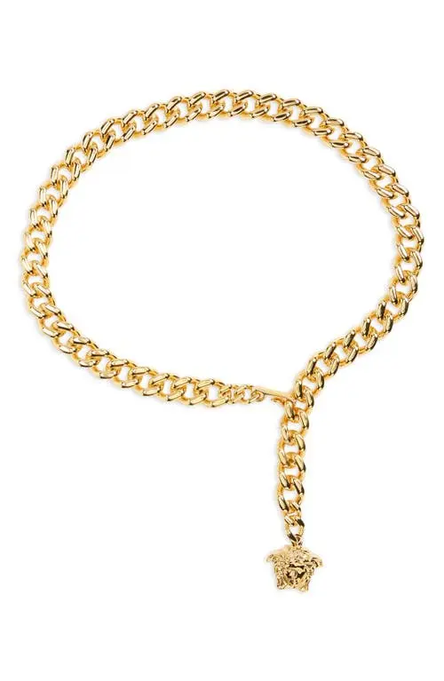 Versace Medusa Charm Chain Belt - Gold | Editorialist display picture 1