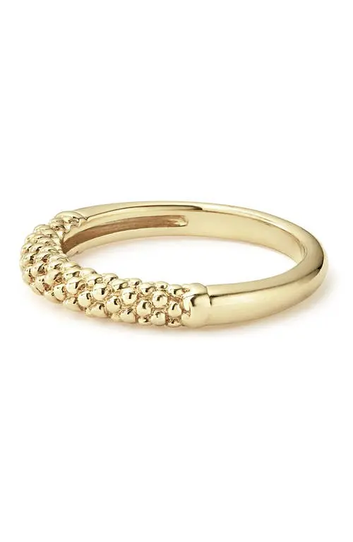 Lagos 18k Caviar Ring