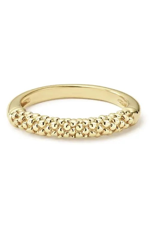 Lagos 18k Caviar Ring