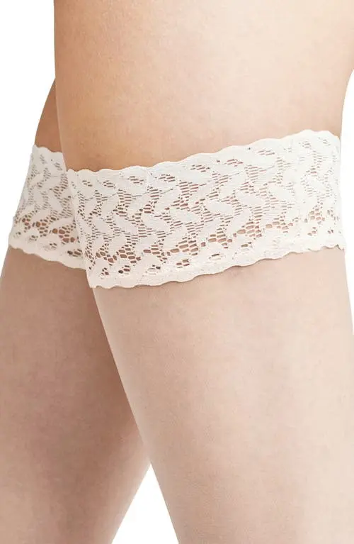 Falke Shelina 12 Thigh High Stockings - Champagne