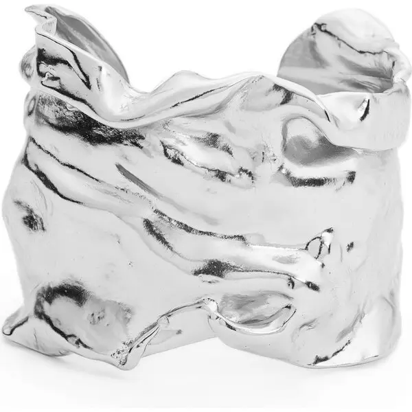 KARINE SULTAN Sculptural Cuff - Silver