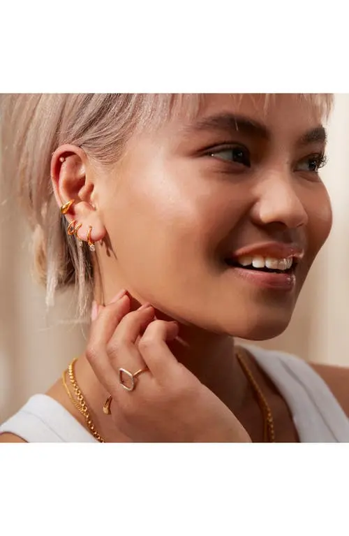 Monica Vinader Ziggy Huggie Hoop Earring