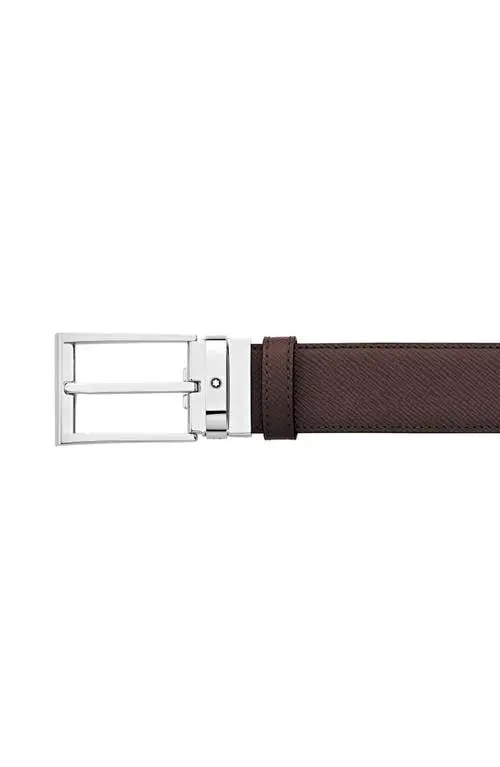 Montblanc Trapeze Reversible Leather Belt
