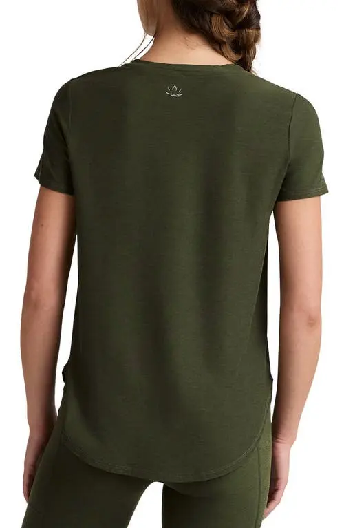 Beyond Yoga Short-sleeve T-shirt - Beyond Olive Heather
