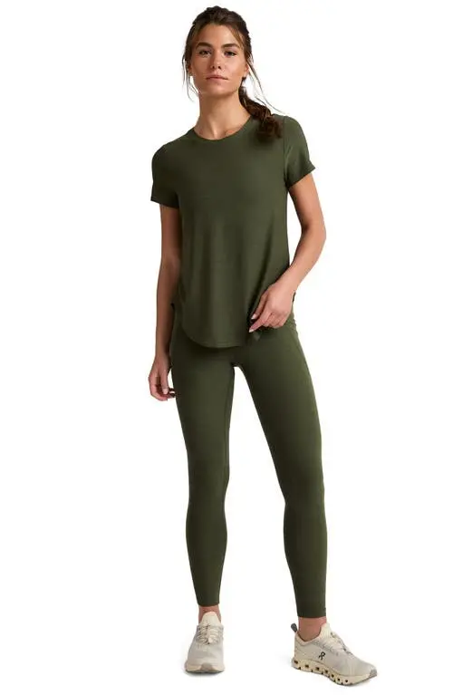 Beyond Yoga Short-sleeve T-shirt - Beyond Olive Heather