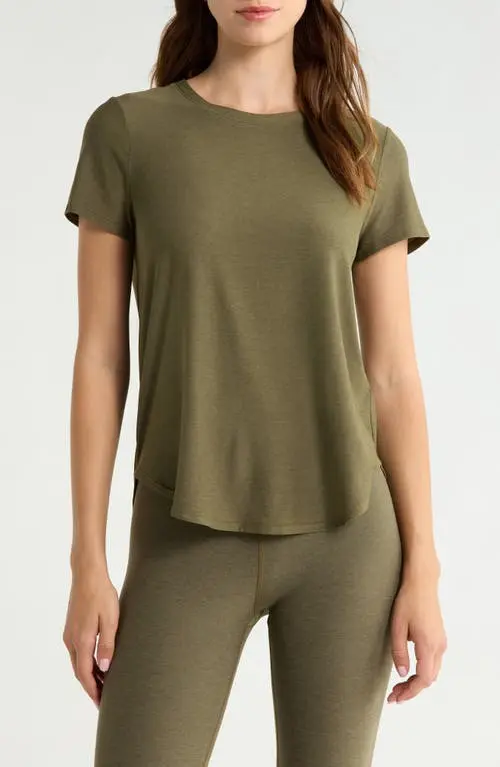 Beyond Yoga Short-sleeve T-shirt - Beyond Olive Heather