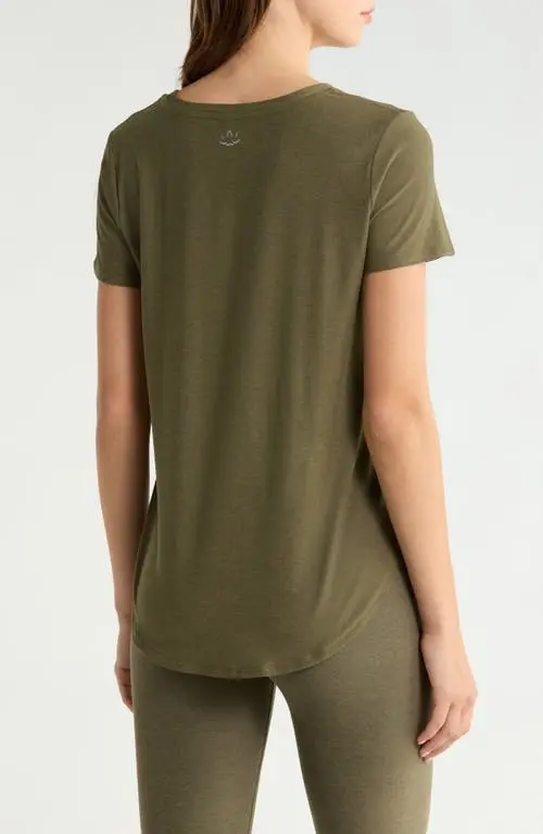 Beyond Yoga Short-sleeve T-shirt - Beyond Olive Heather