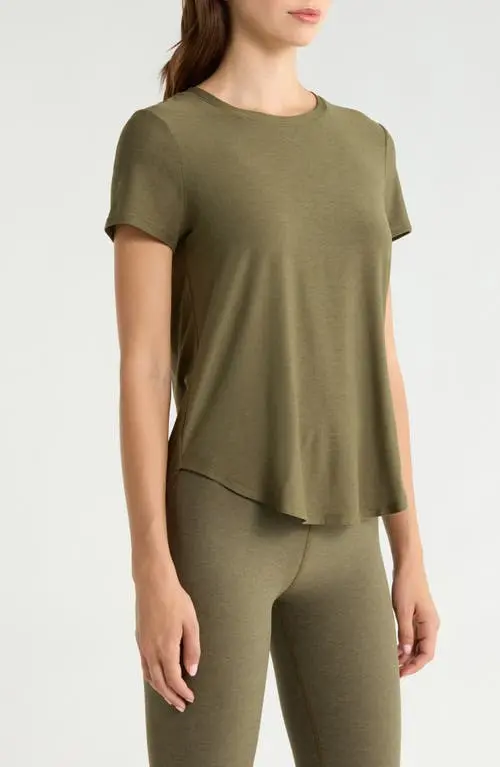Beyond Yoga Short-sleeve T-shirt - Beyond Olive Heather